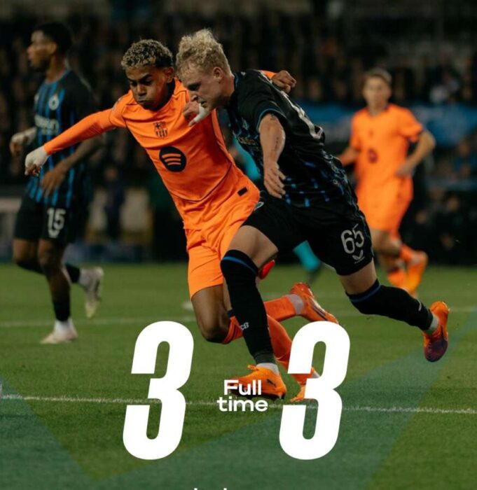 Κλαμπ Μπριζ - Μπαρτσελόνα 3-3 | HIGHLIGHTS - Sportsup.gr